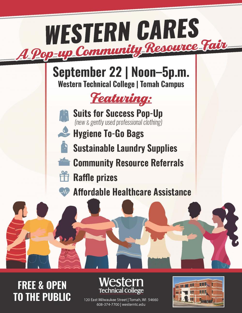 Western Cares Pop Up Community Resource Fair | Tomah Wisconsin